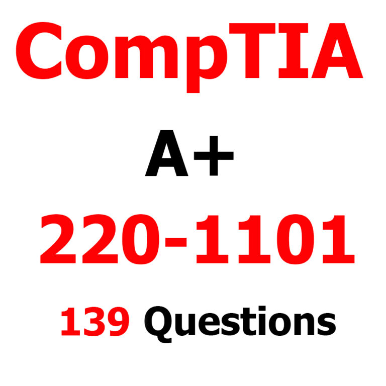 Download CompTIA A+ 220-1101 Core 1 Exam Practice Questions as PDF ...